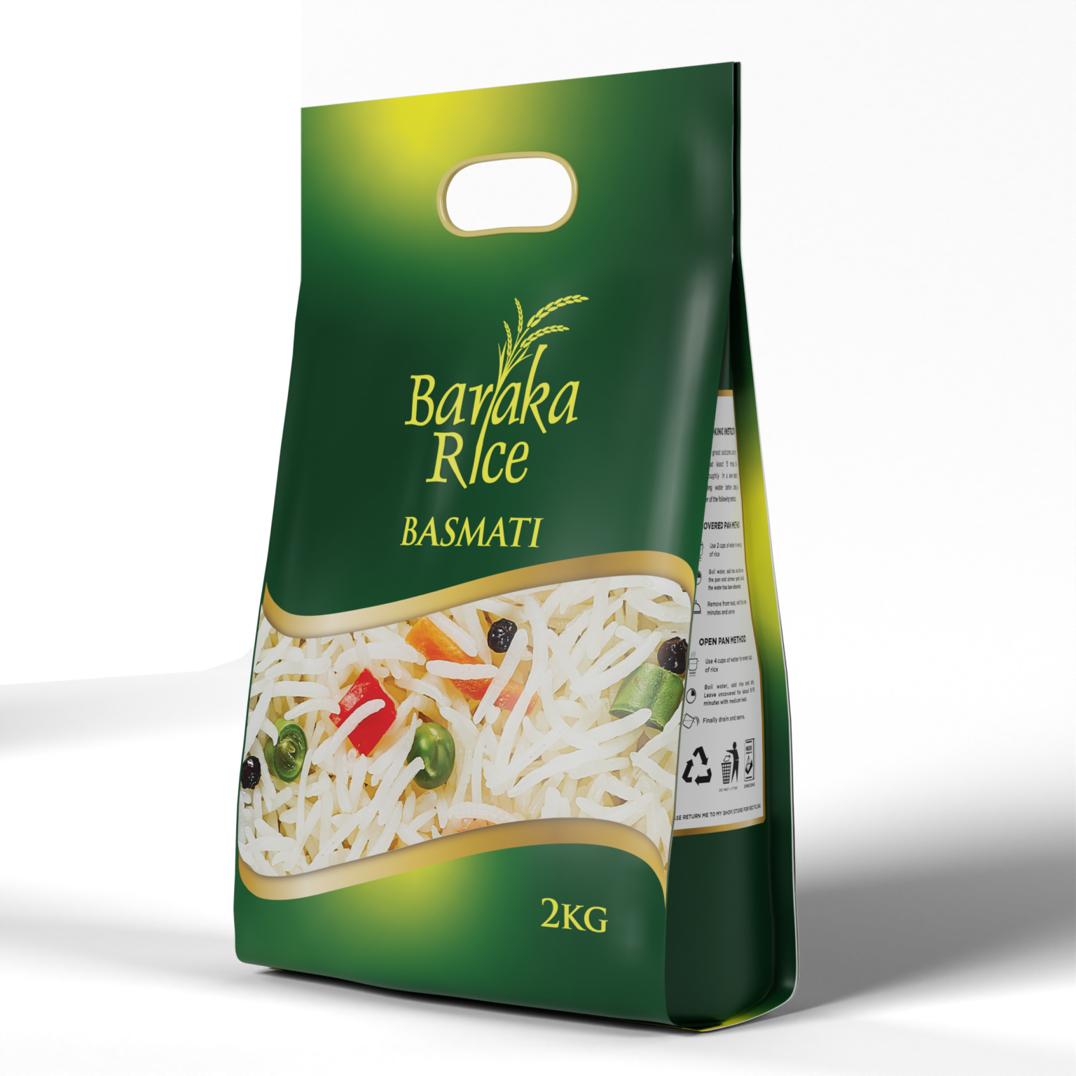 Basmati Rice 2KG – Baraka Rice